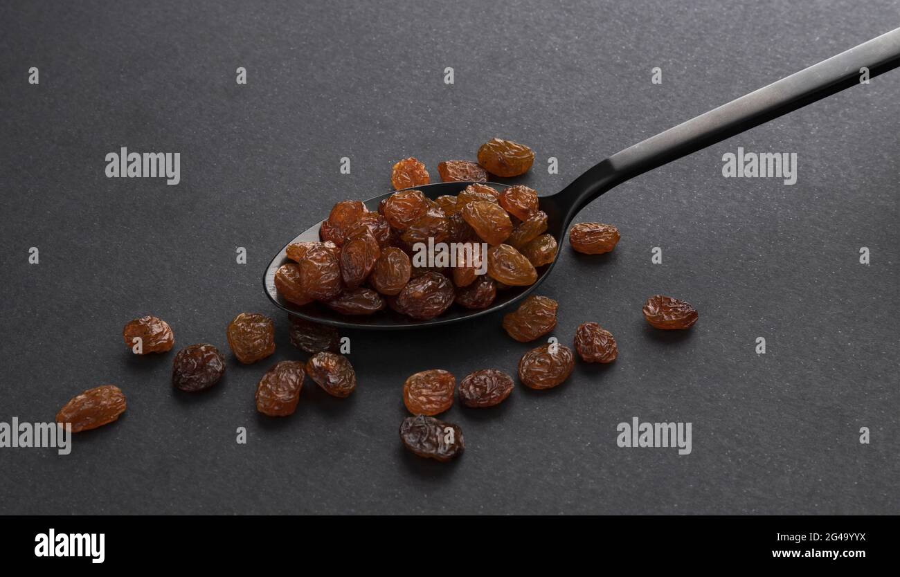 Raisins spoon hi-res stock photography and images - Alamy