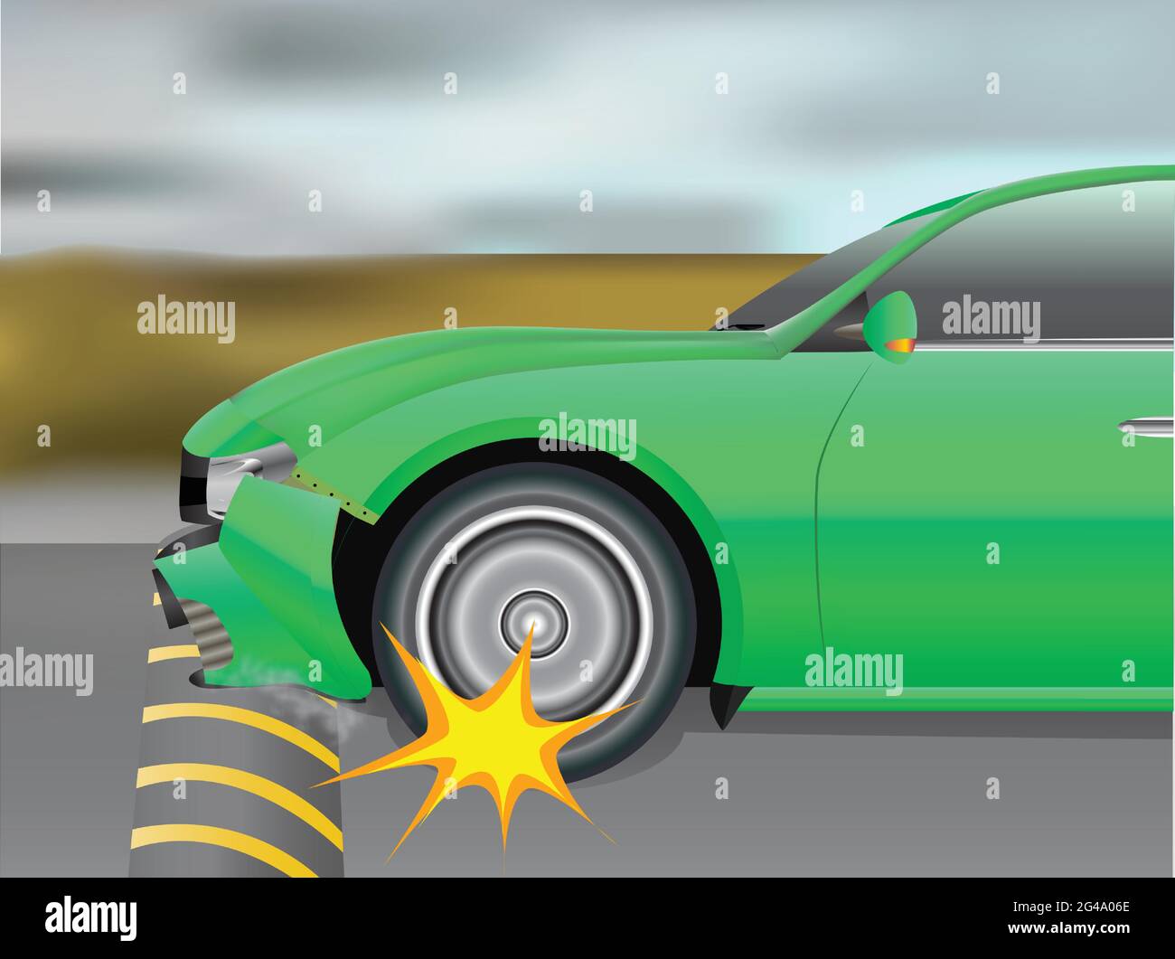 Road hump ramp Stock Vector Images - Alamy