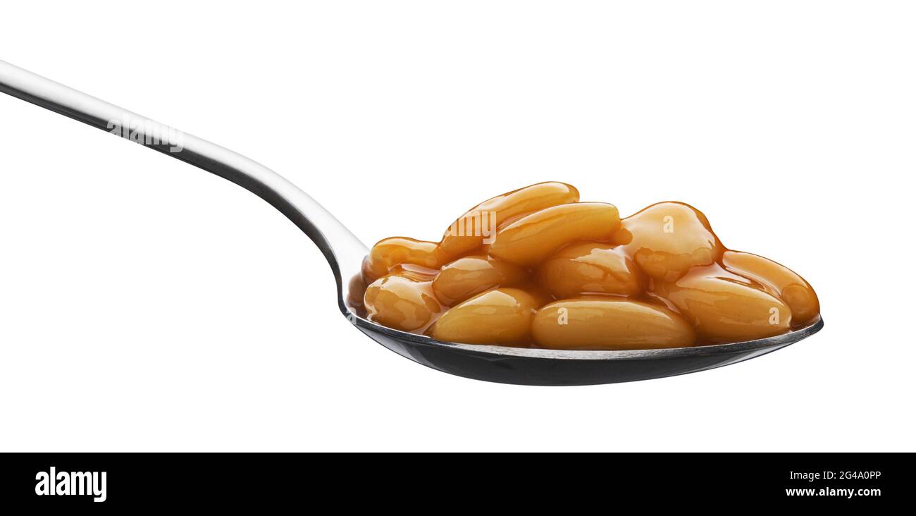 Baked beans on spoon hi-res stock photography and images - Alamy