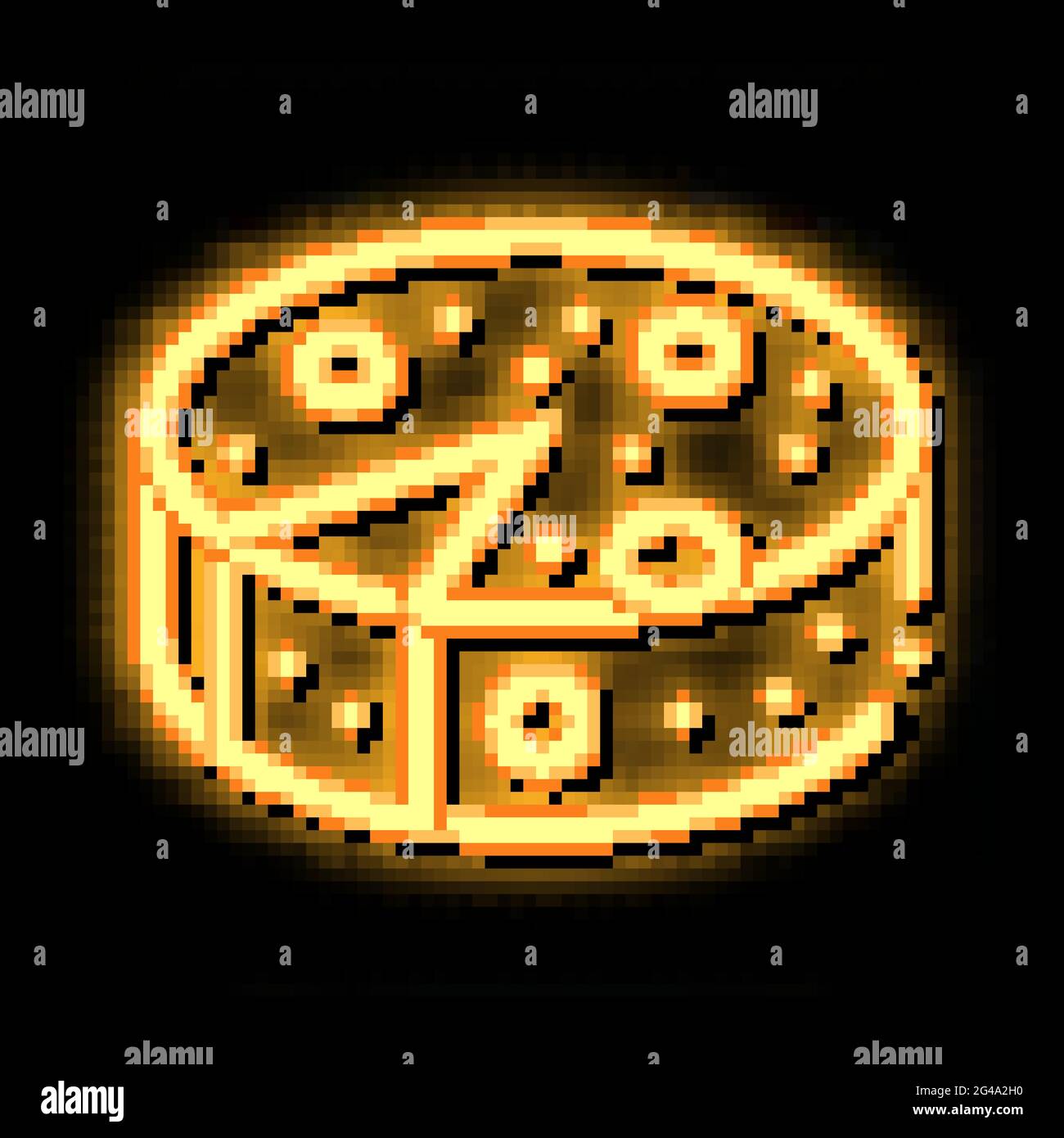 head of cheese neon glow icon illustration Stock Vector Image & Art - Alamy