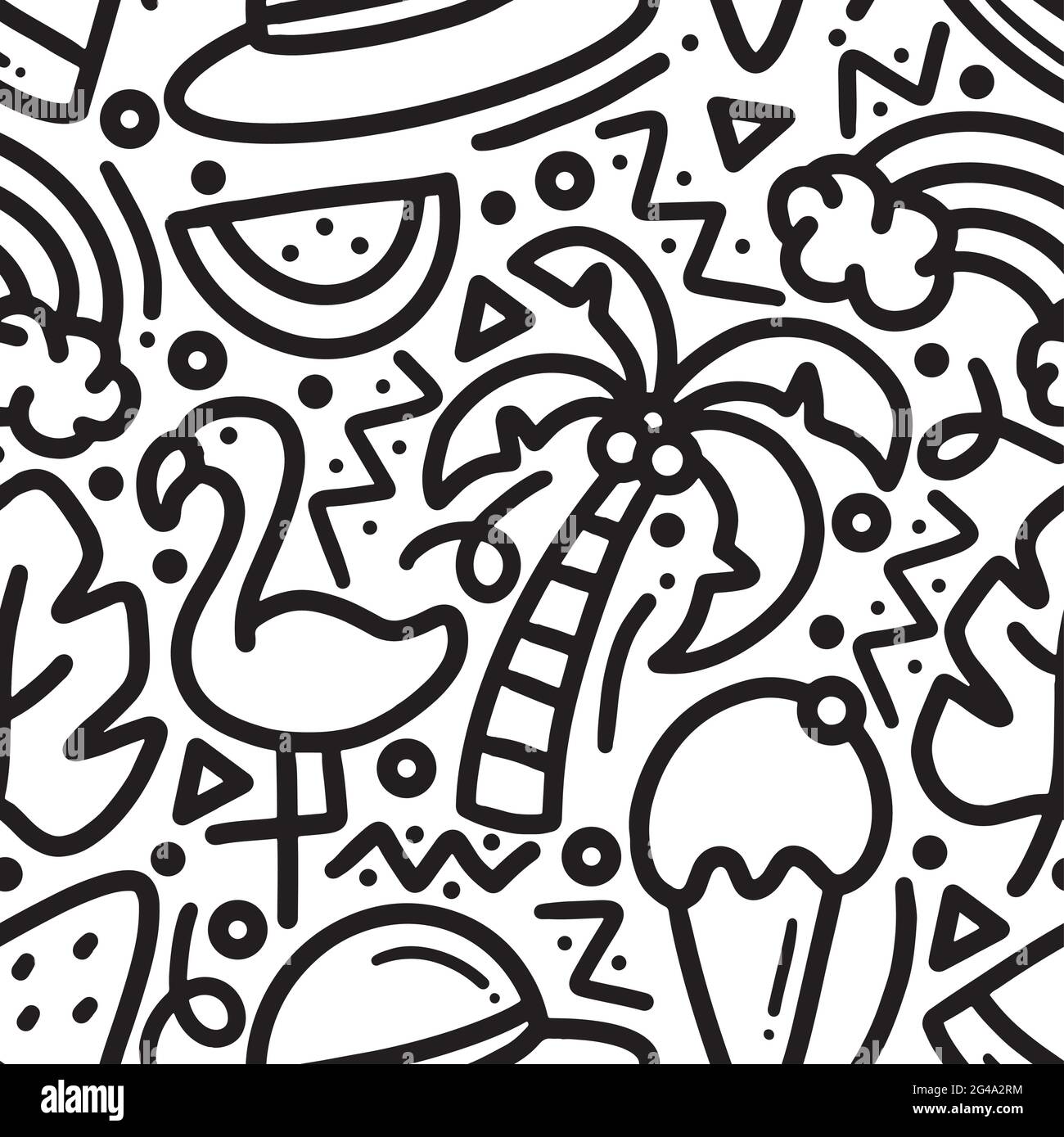 Beach wall Stock Vector Images - Alamy