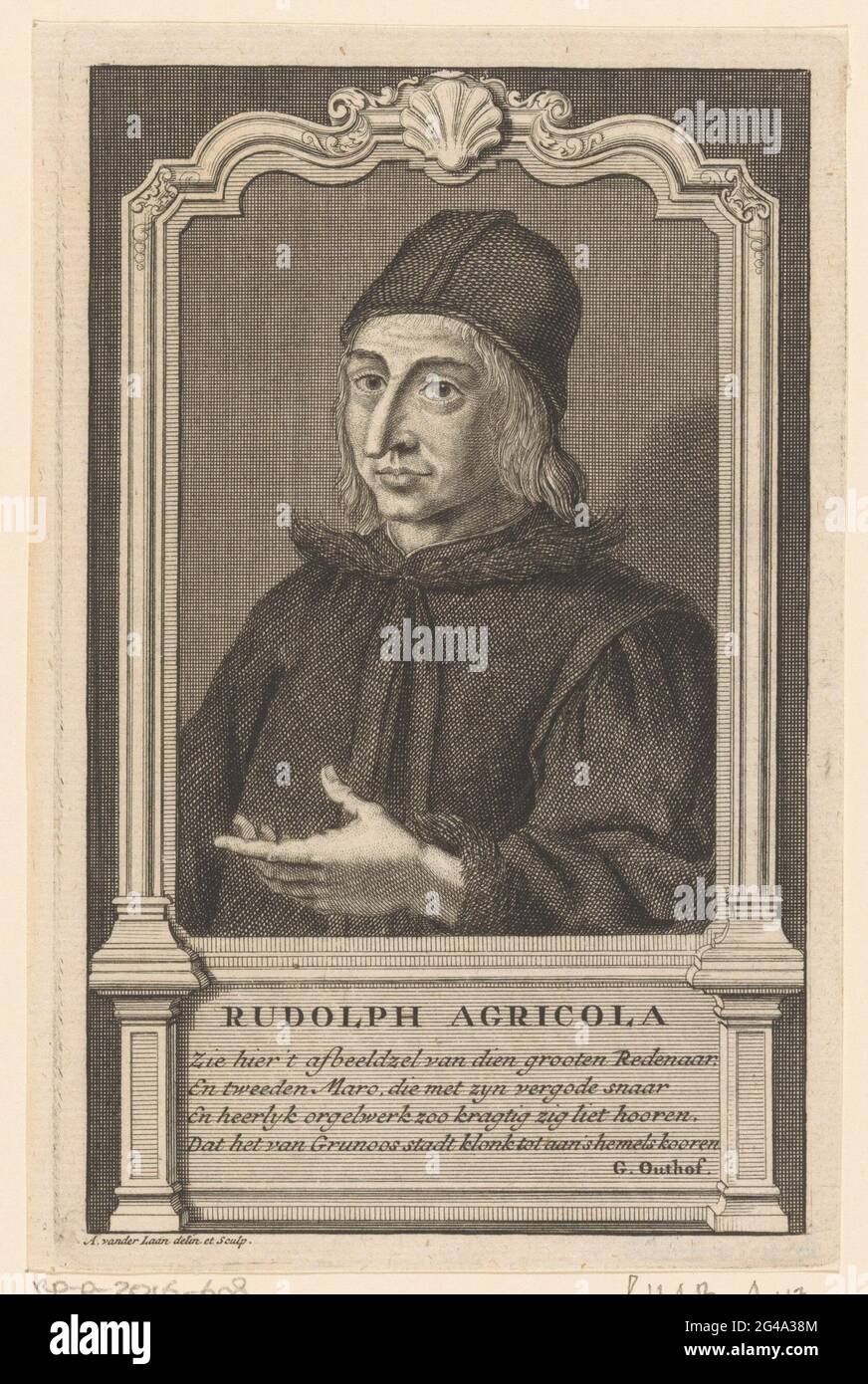 Portrait of Rudolf Agricola. Portrait of Rudolf Agricola in an ...