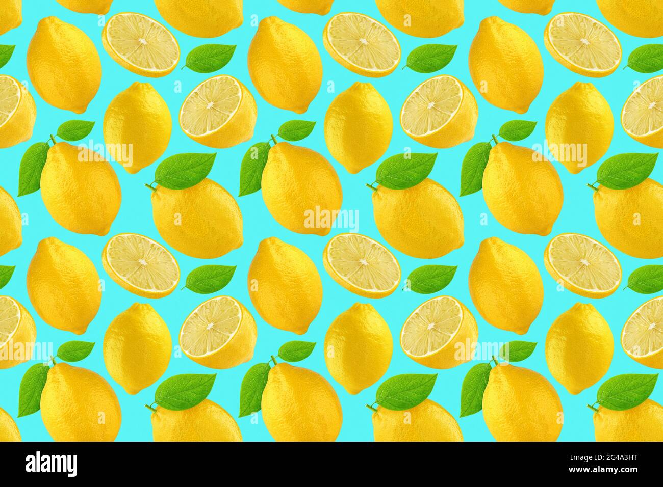 Lemon slice pattern hi-res stock photography and images - Alamy