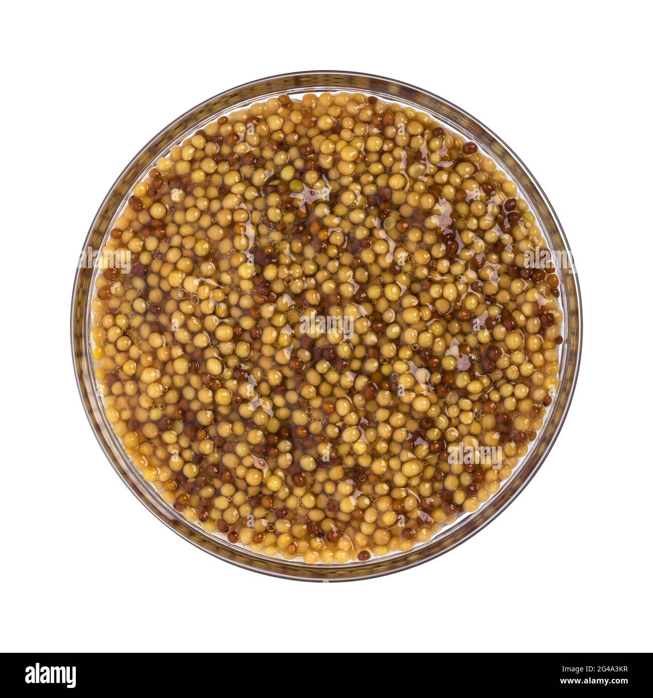 Top view closeup mustard Cut Out Stock Images & Pictures - Alamy