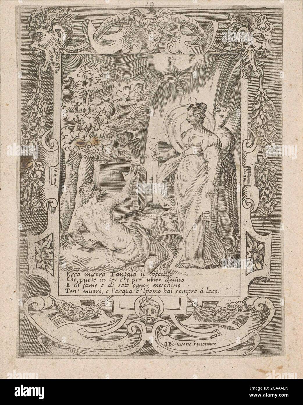 Tantalus speaks against Diana; Love, anger and jealousy of Juno; Amori ...