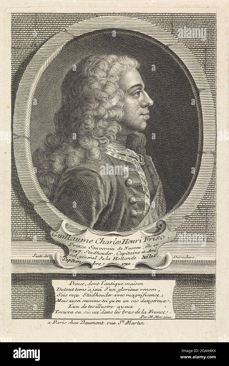 Portrait of Willem IV, Prince of Orange-Nassau. Portrait of Willem IV ...