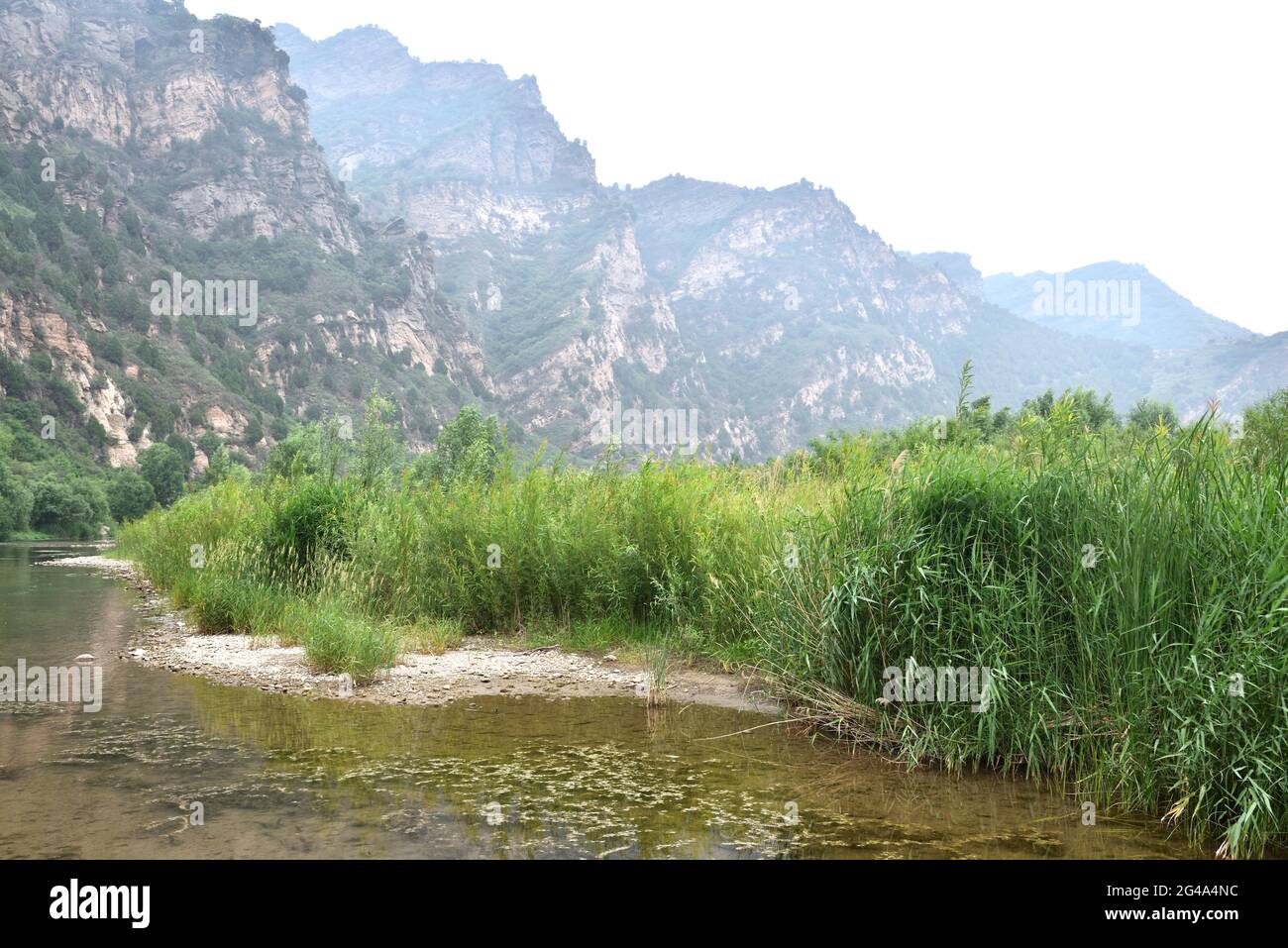Stream in Mountains,China Stock Photo - Alamy