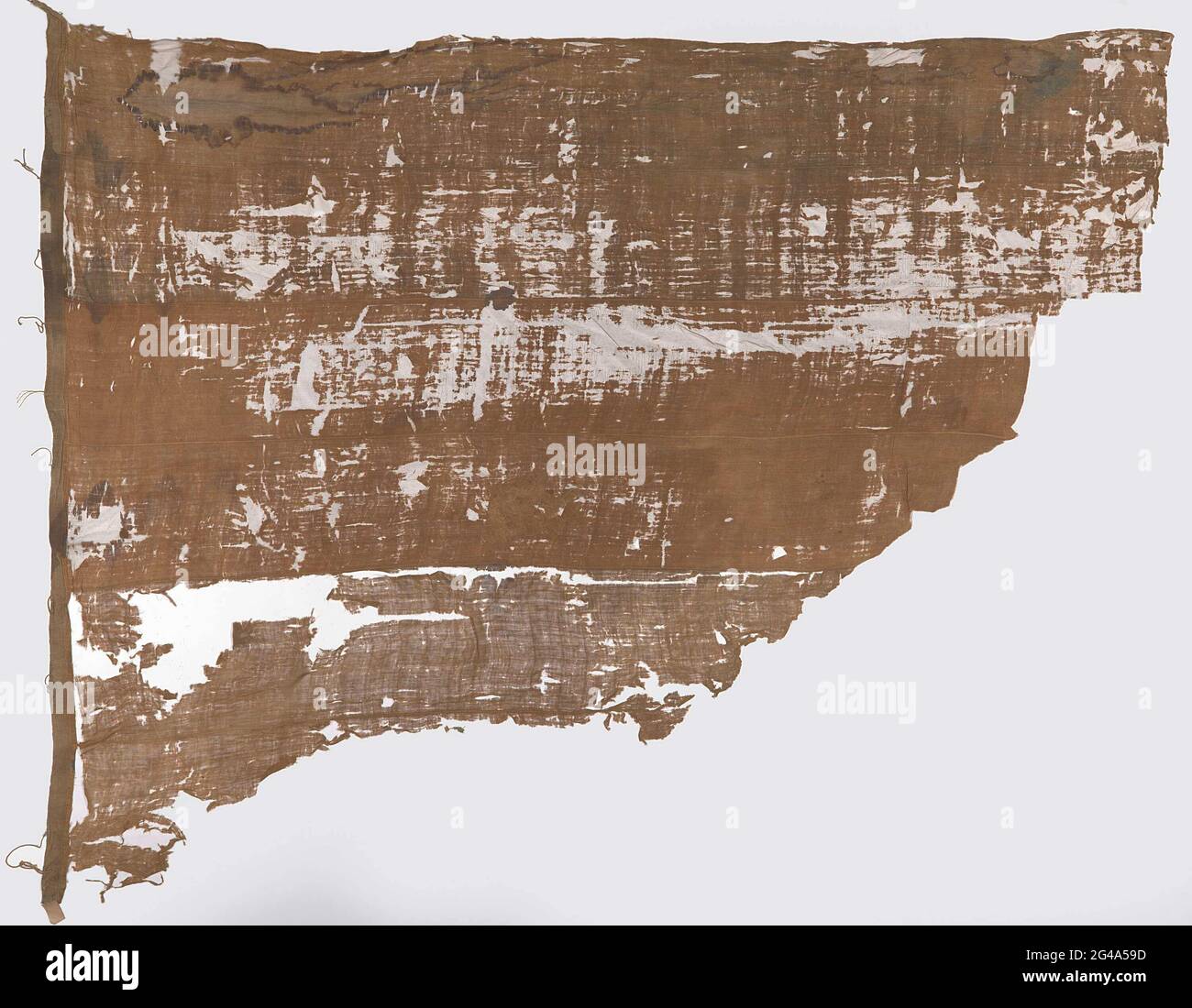 Fragment of a flag. Large fragment of a flag, in poor condition. It's a ...