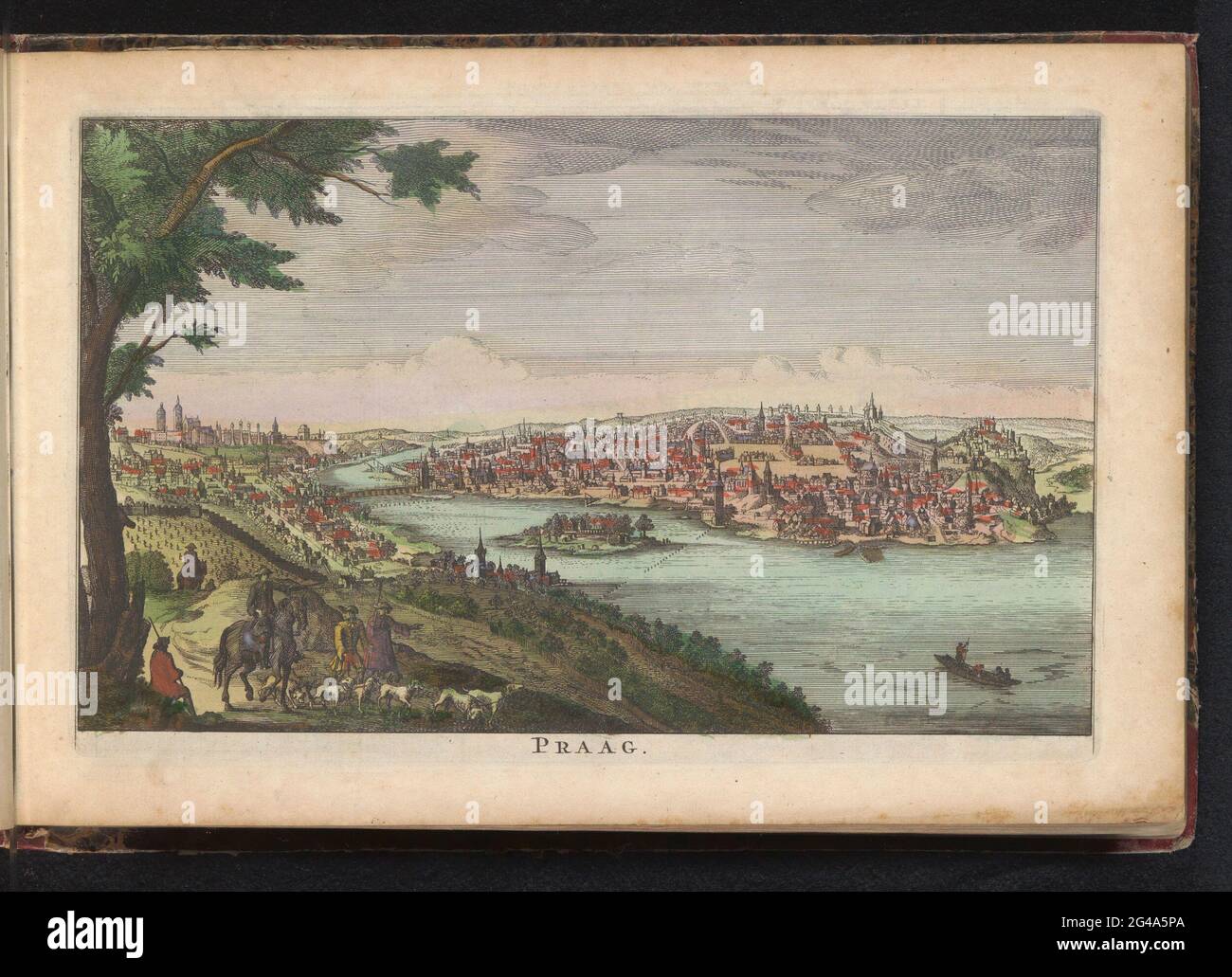 View of Prague; Prague. View of the city of Prague. Part of an Atlas ...
