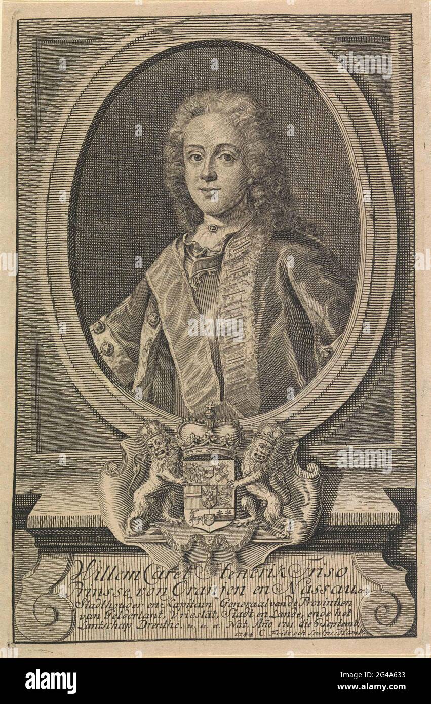 Portrait of Willem IV, Prince of Orange-Nassau. Portrait of Willem IV ...