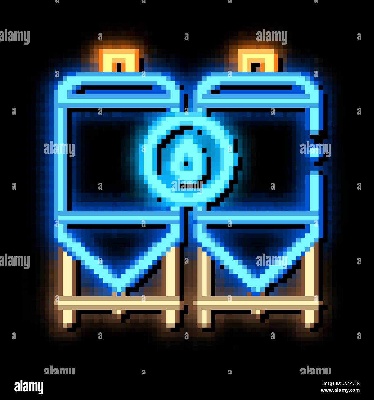 water machines neon glow icon illustration Stock Vector Image & Art - Alamy