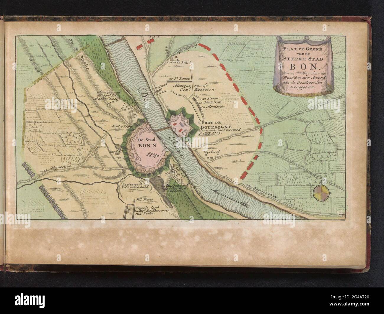 Siege from Bonn, 1703; Flat land of the strong city voucher. The 15ths ...