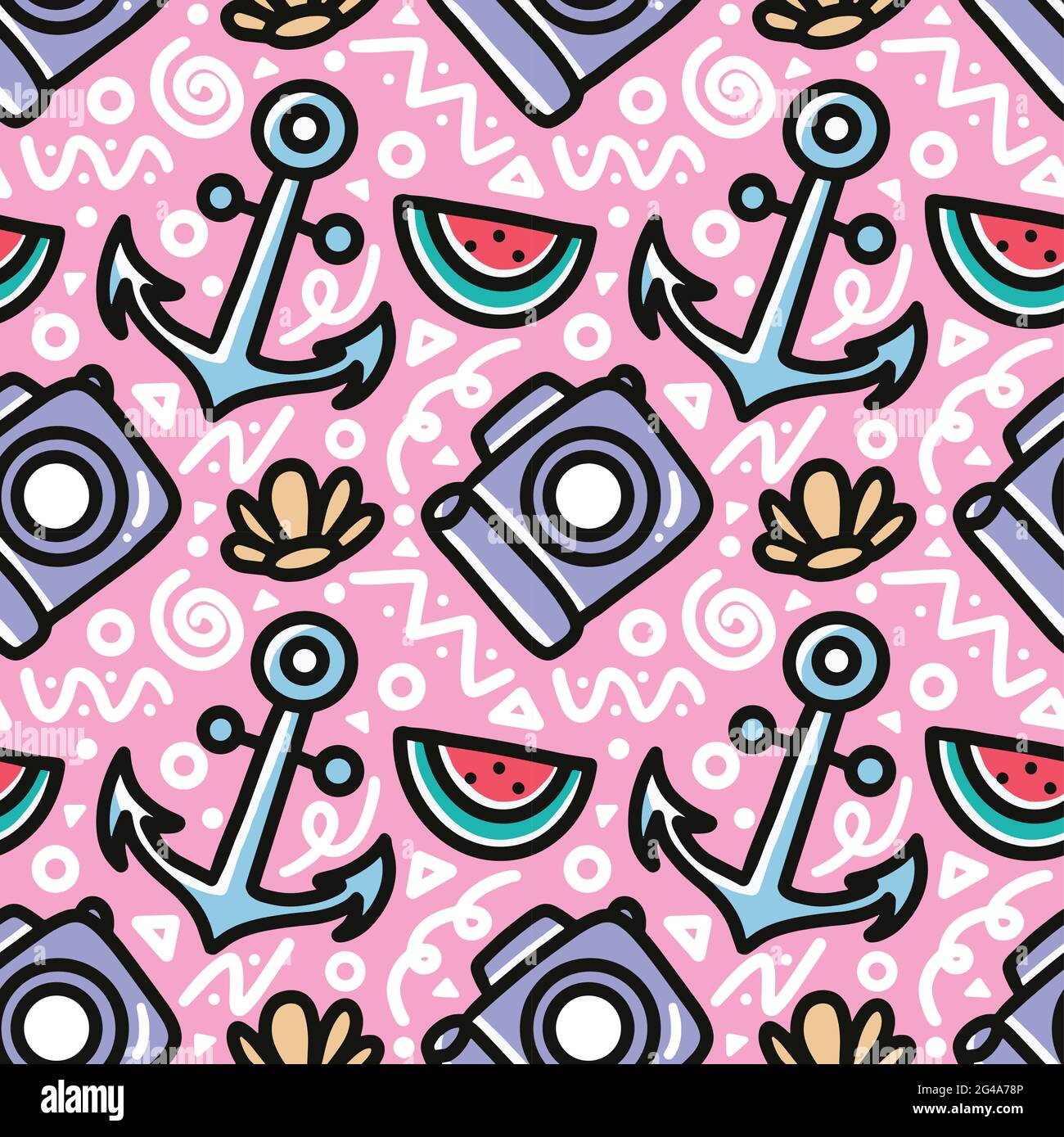 Painting with camera Stock Vector Images - Alamy