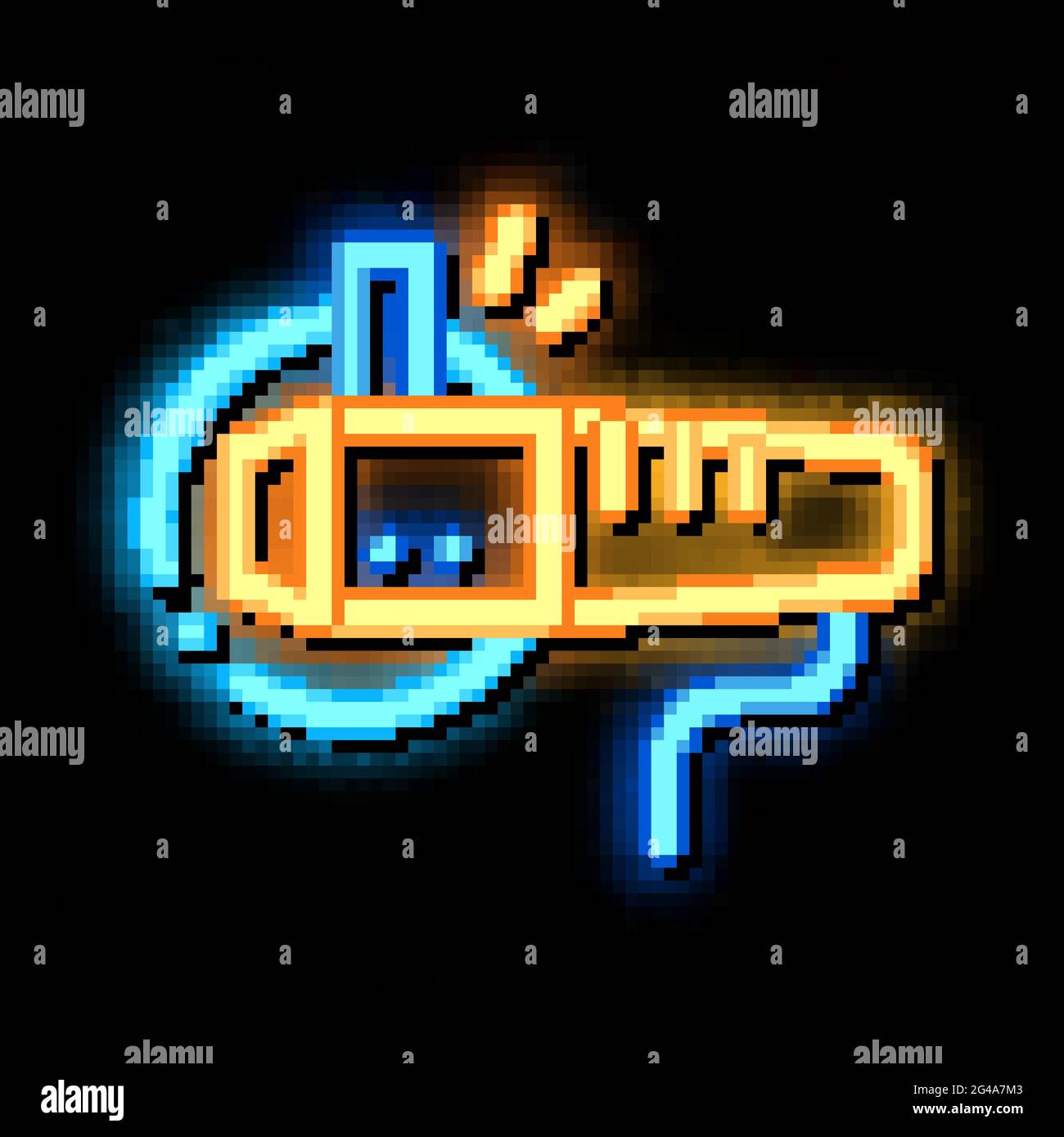 electrical device neon glow icon illustration Stock Vector Image & Art ...