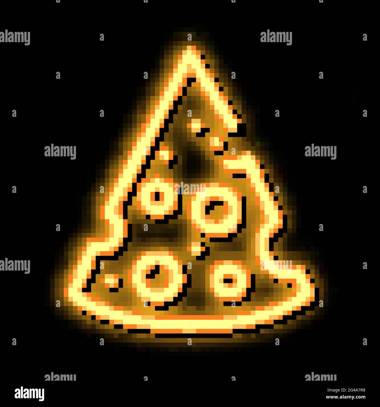 piece of cheese neon glow icon illustration Stock Vector Image & Art ...