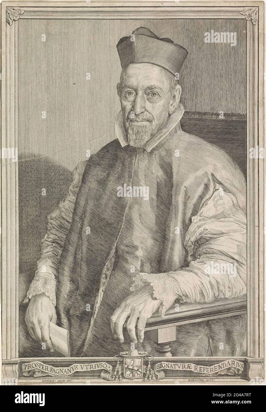 Portrait of Cardinal Prospero Fagnano Stock Photo - Alamy