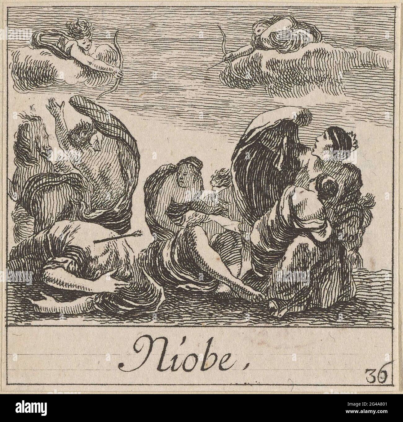 Niobe; Card game with mythological performances; Jeu des Fables (copy ...