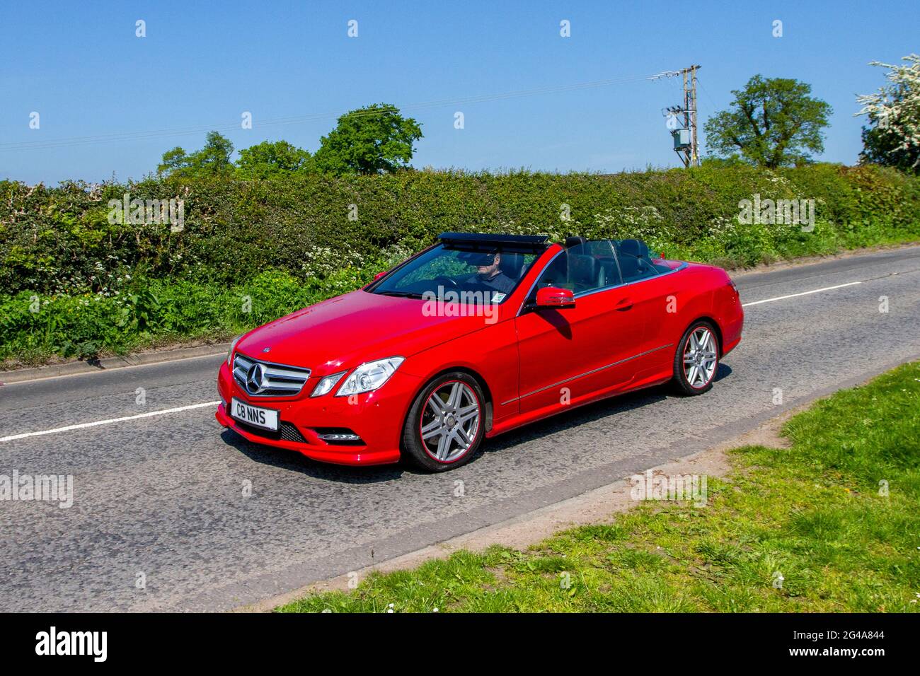 Red Mercedes Benz Convertible