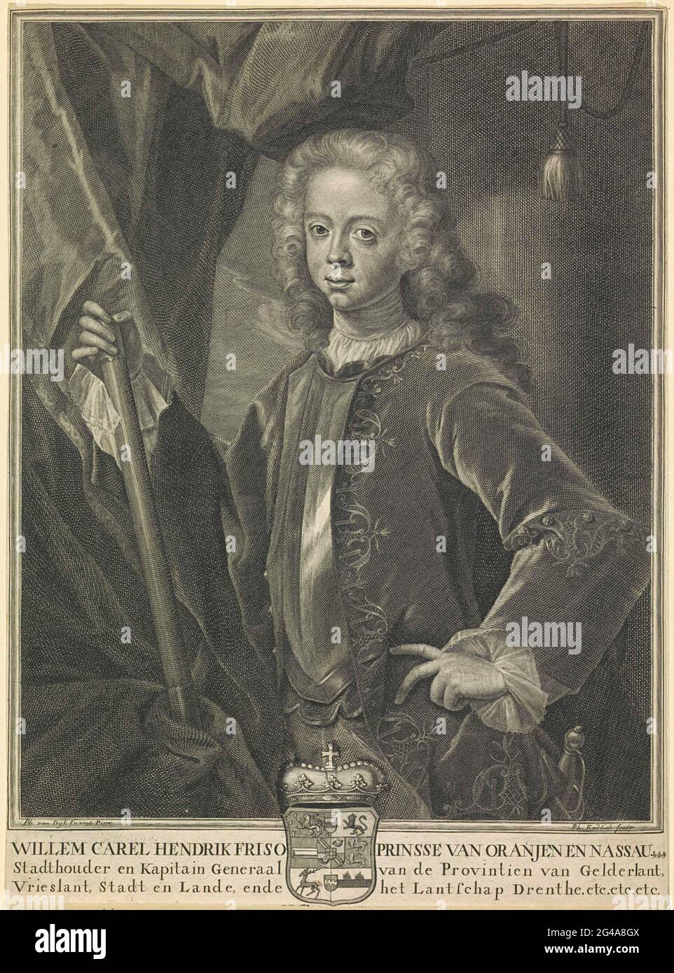 Portrait of Willem IV, Prince of Orange-Nassau. Portrait of Willem IV ...