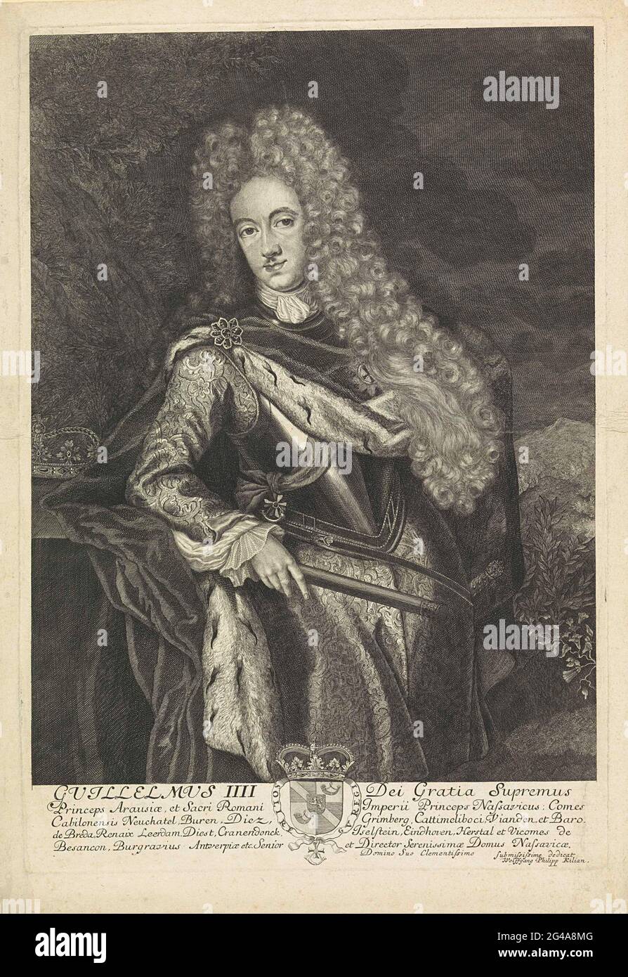 Portrait of Willem IV, Prince of Orange-Nassau. Portrait of Willem IV ...