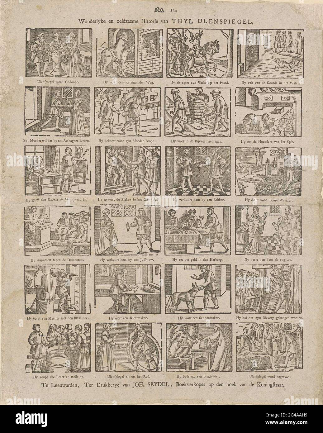 Wonderlyke and rare history of thyl ingens mirror. Leaf with 24 ...