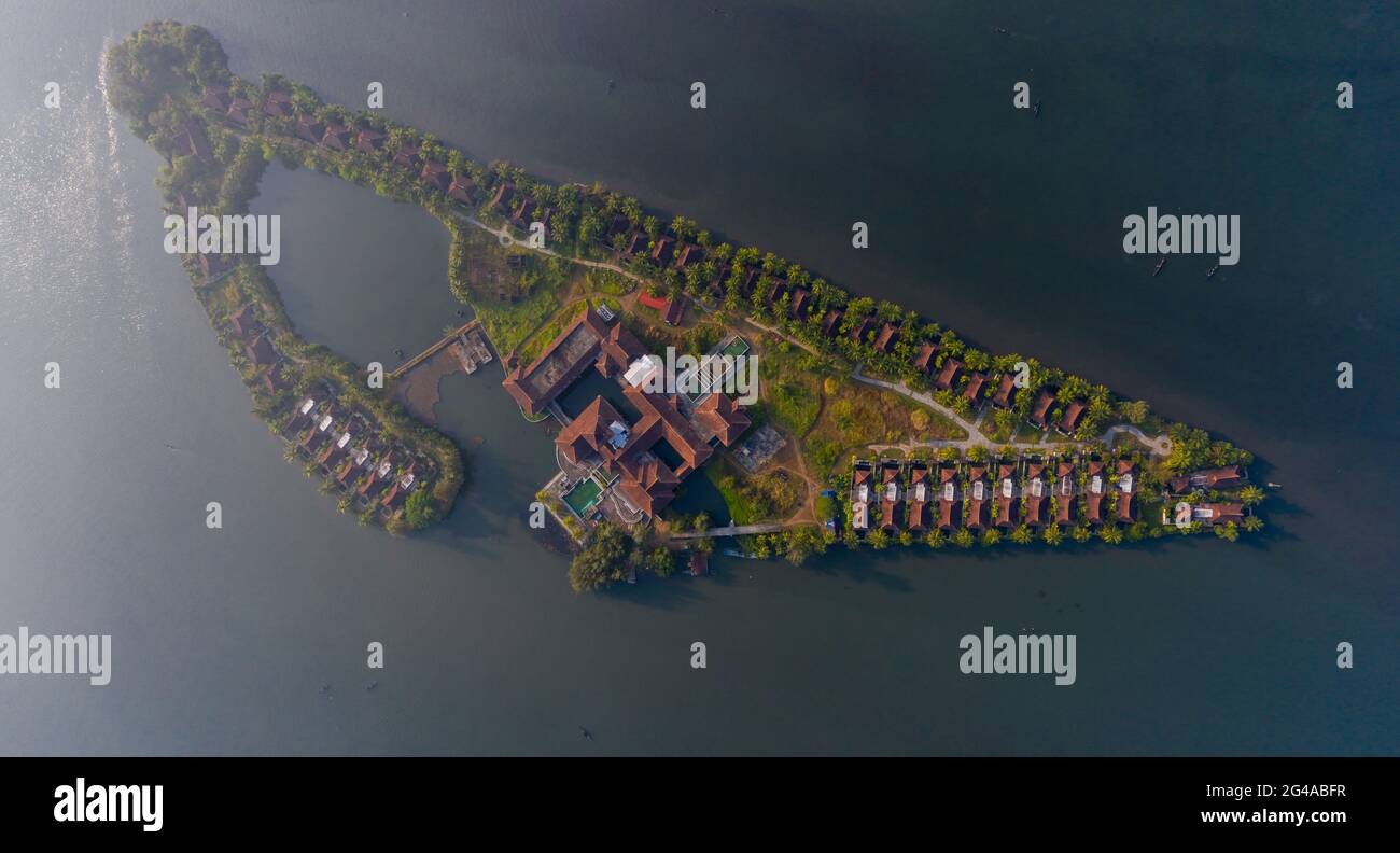 kapiko island resort kerala Stock Photo - Alamy