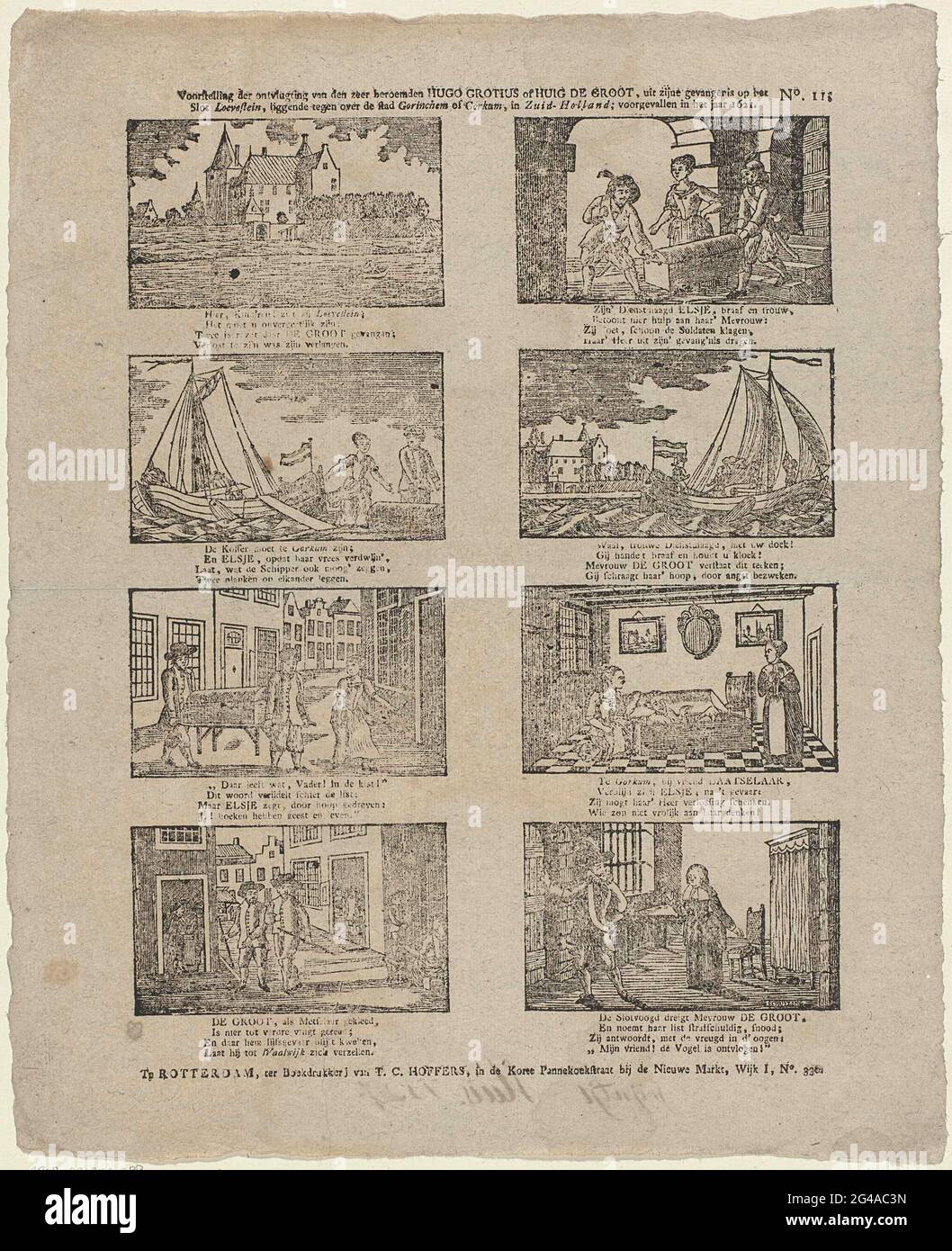 Presentation of the remaining of the very famous Hugo Grotius or Hugo ...