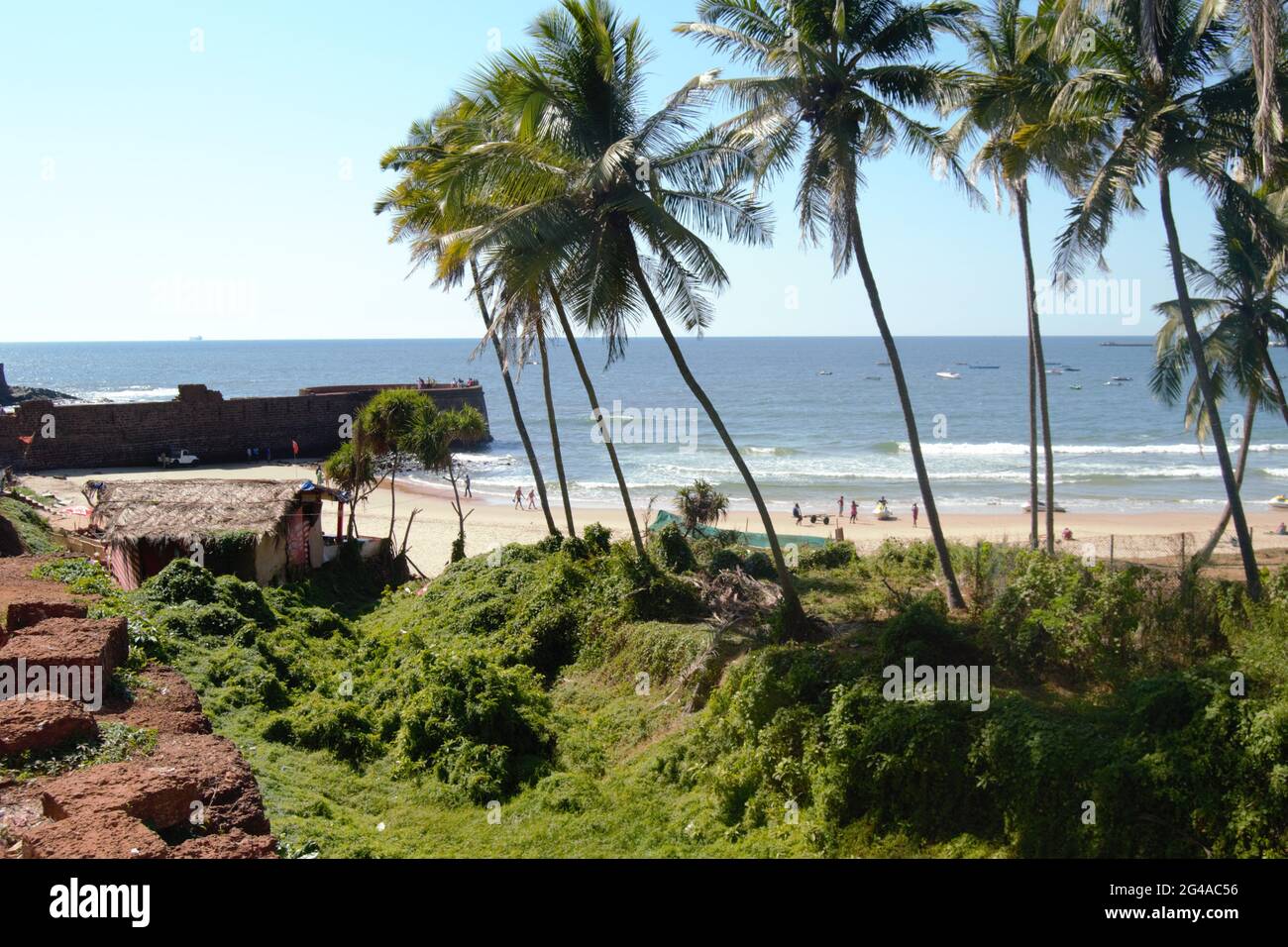 Goa Seashore beach Stock Photo - Alamy