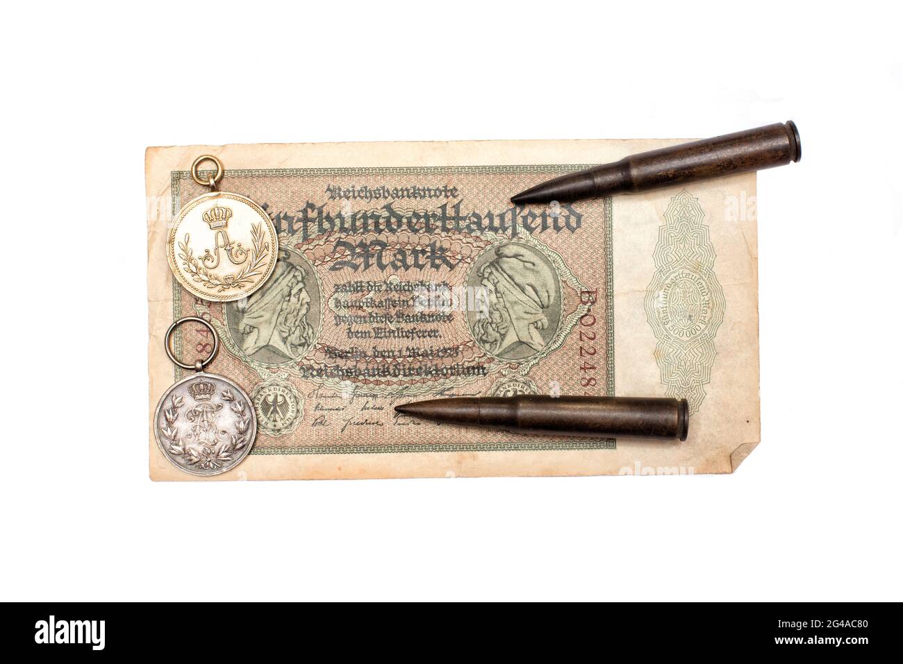 collectibles Coins Banknotes Awards Stock Photo - Alamy