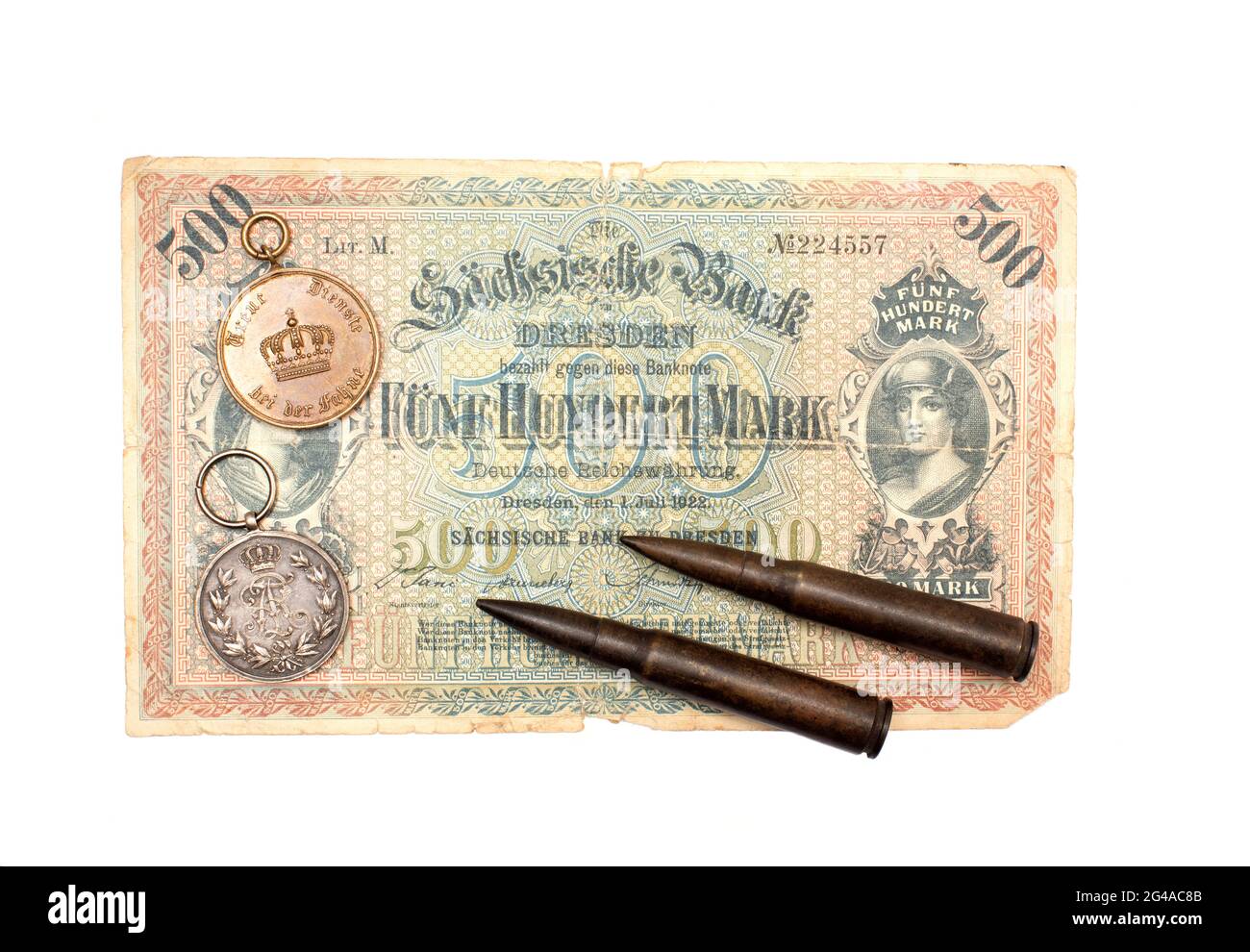 collectibles Coins Banknotes Awards Stock Photo - Alamy