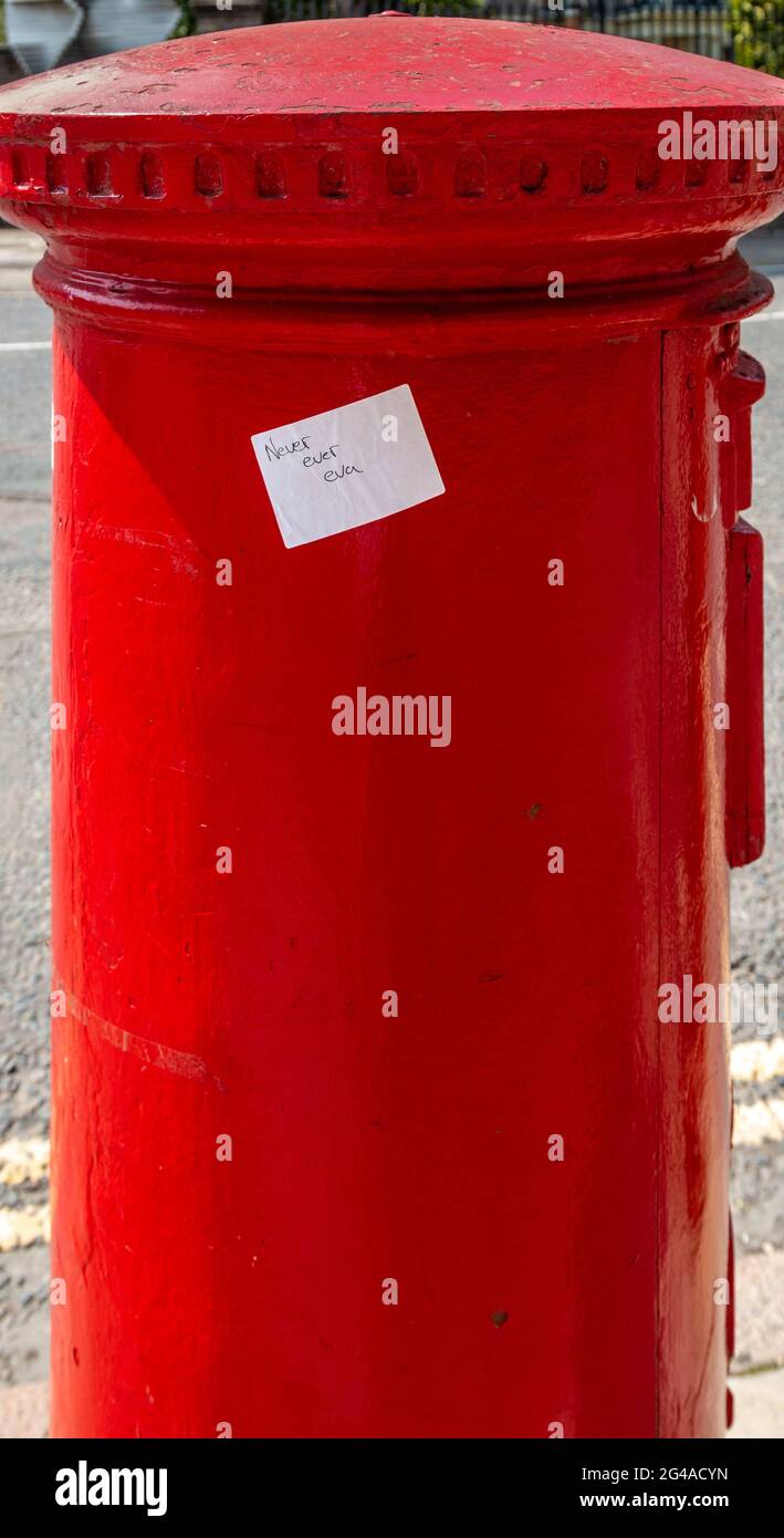 Royal mail sticker hi-res stock photography and images - Alamy