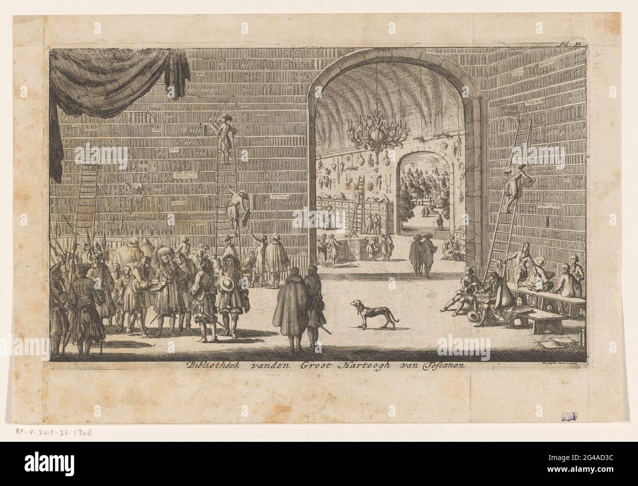 Library and Rurection Cabinet of the Grand Duke of Tuscany; Library ...