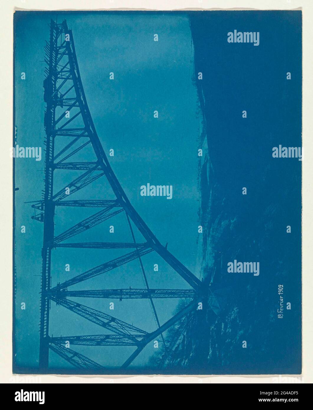 Construction of the Viaur Viaduct in France by the Societé de ...