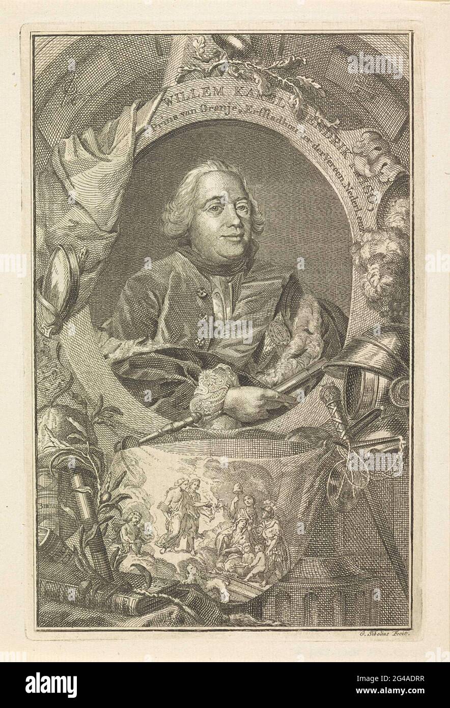 Portrait of Willem IV, Prince of Orange-Nassau. Portrait of Willem IV ...