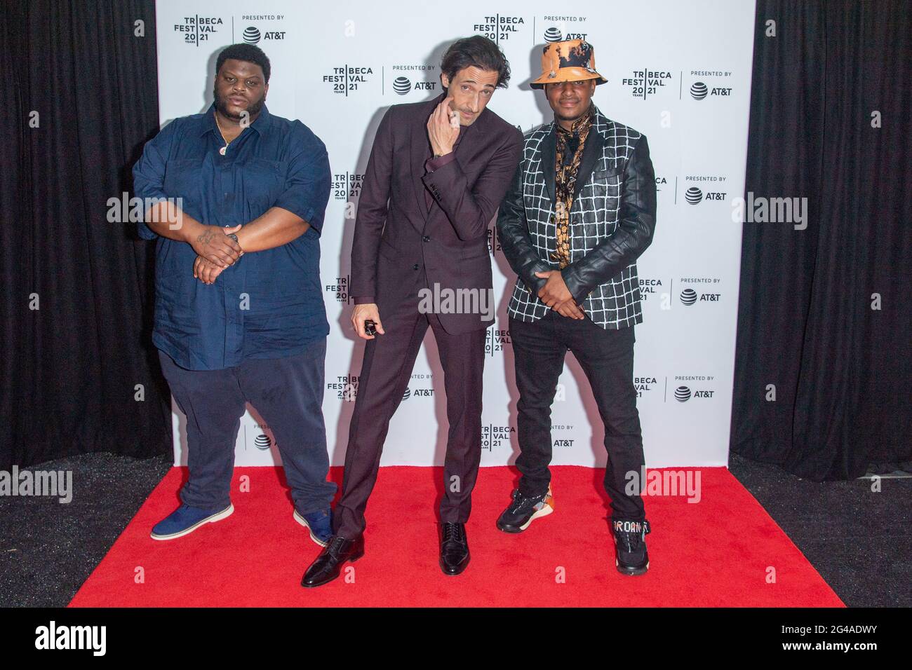 New York, USA. 19th June 2020. Johnny "Boogotti" Hopkins, Adrien Brody ...