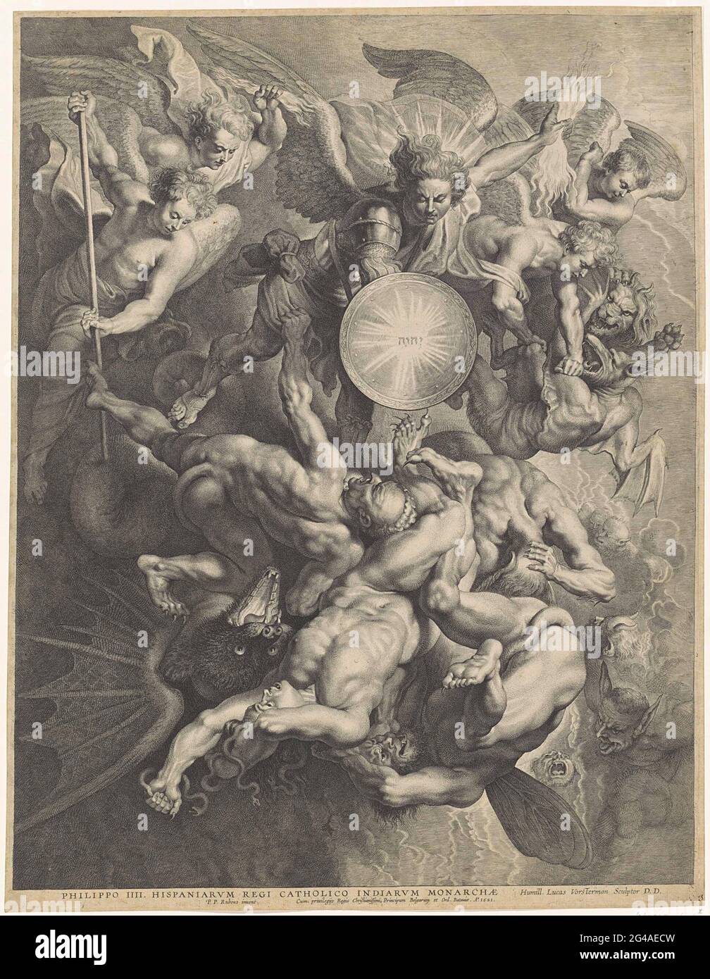 Michael and the fall of the rebellious angels. The Archangel Michael ...