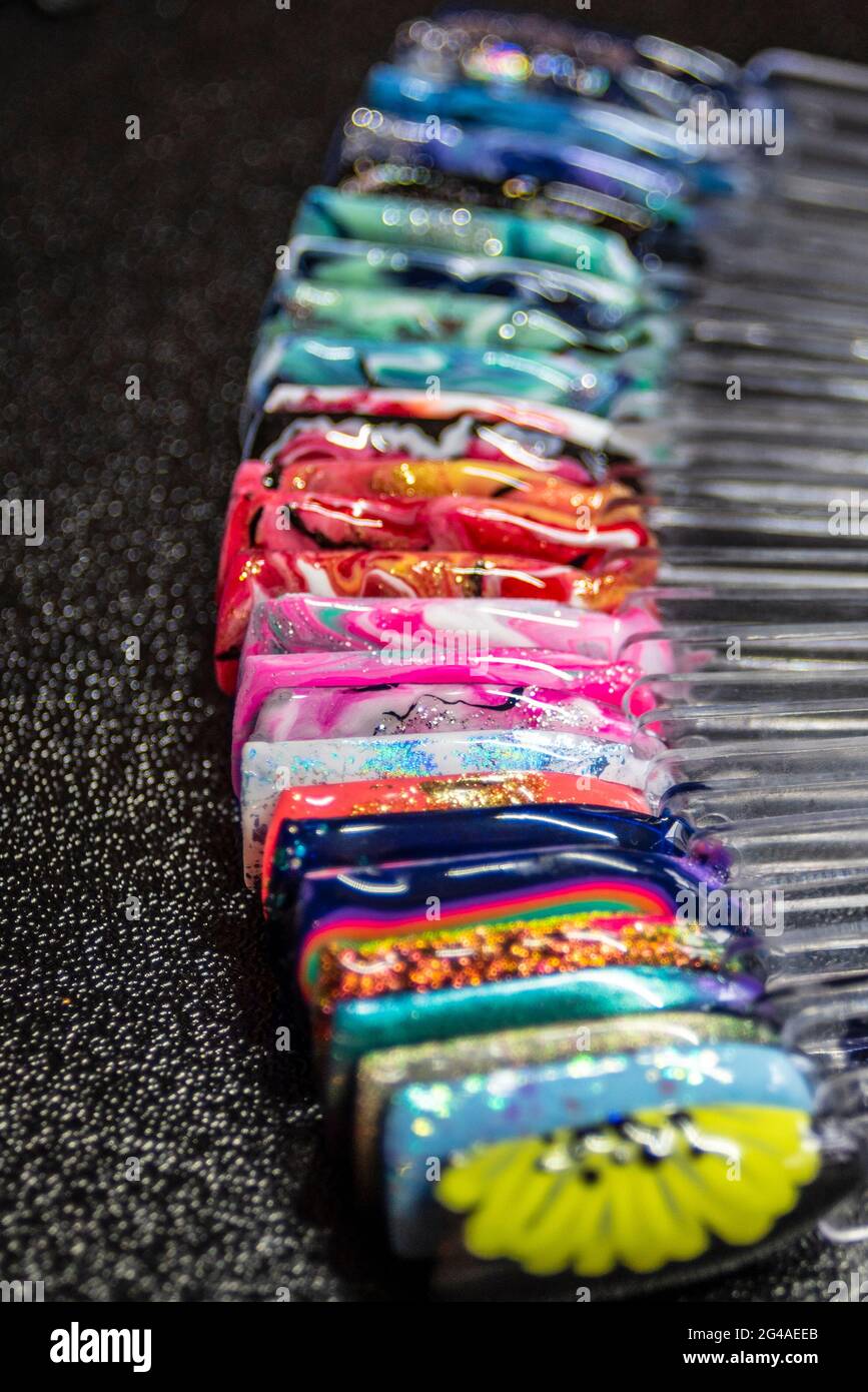 Gel nails hi-res stock photography and images - Alamy