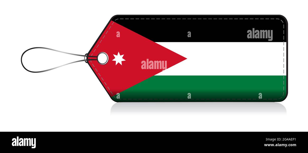 Jordanian national flag Cut Out Stock Images & Pictures - Alamy