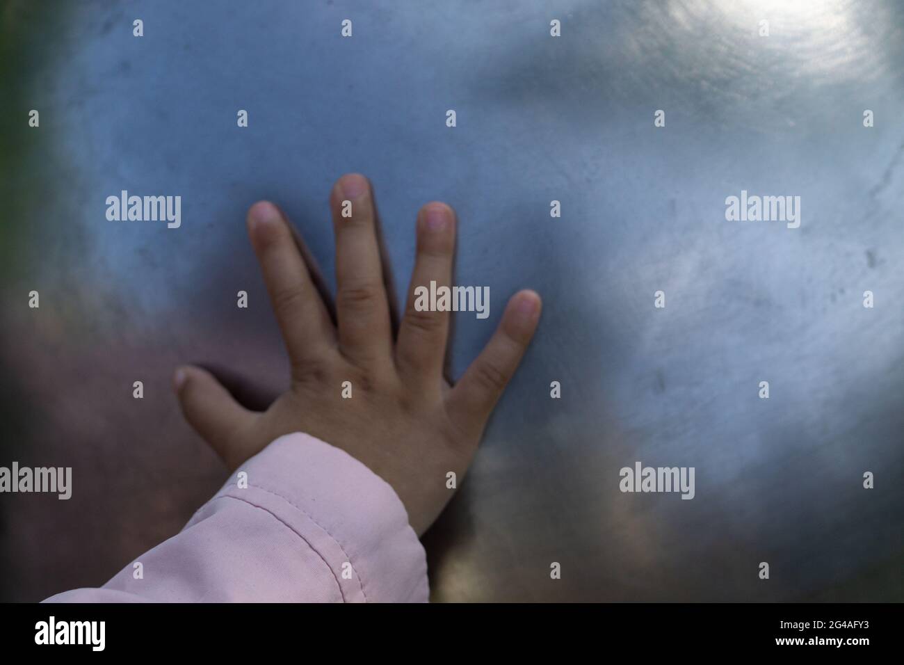 Closeup hand child put hi-res stock photography and images - Alamy