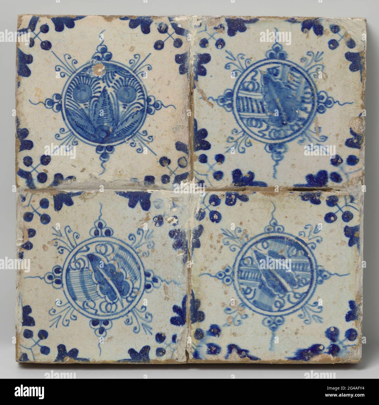 Field of four tiles with Chinese symbols. Field of 4 tiles (2 x 2) each ...