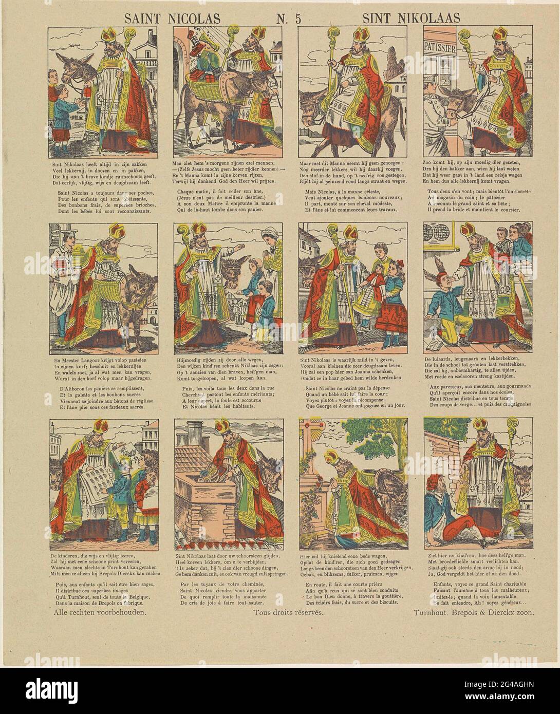 St Nicholas. This comic strip contains several unusual items. Saint ...