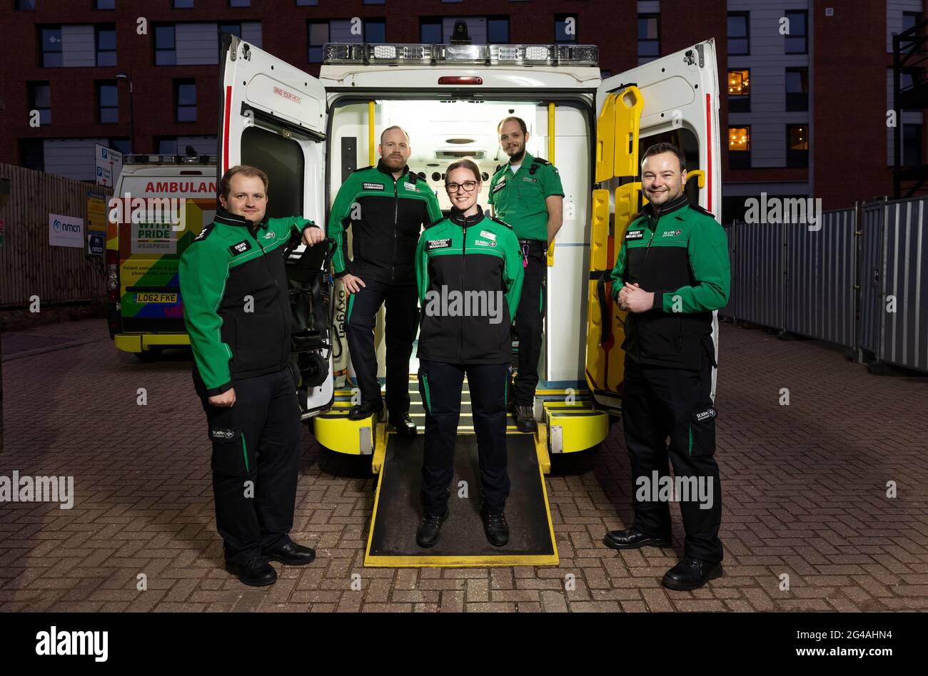 EDITORIAL USE ONLY Part of the response team (left to right) Jack ...