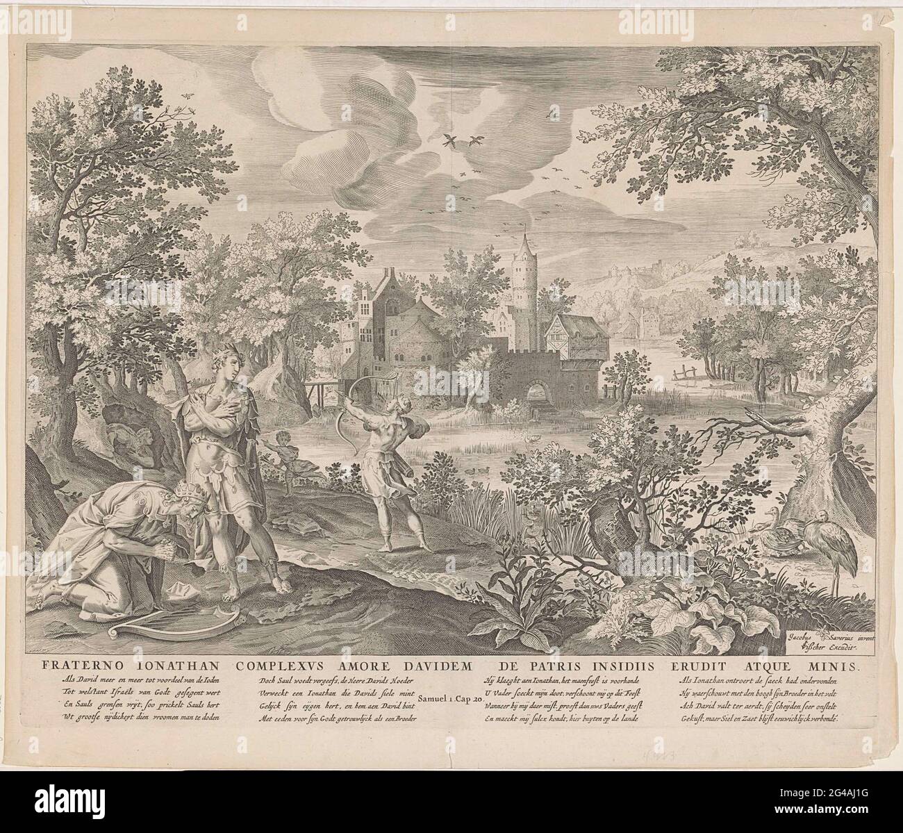 David Hiding From King Saul