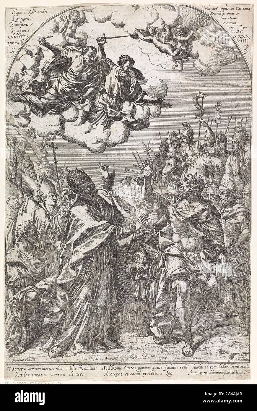 Atilla for the city of Rome. Pope Leo de Grote and his consequence ...