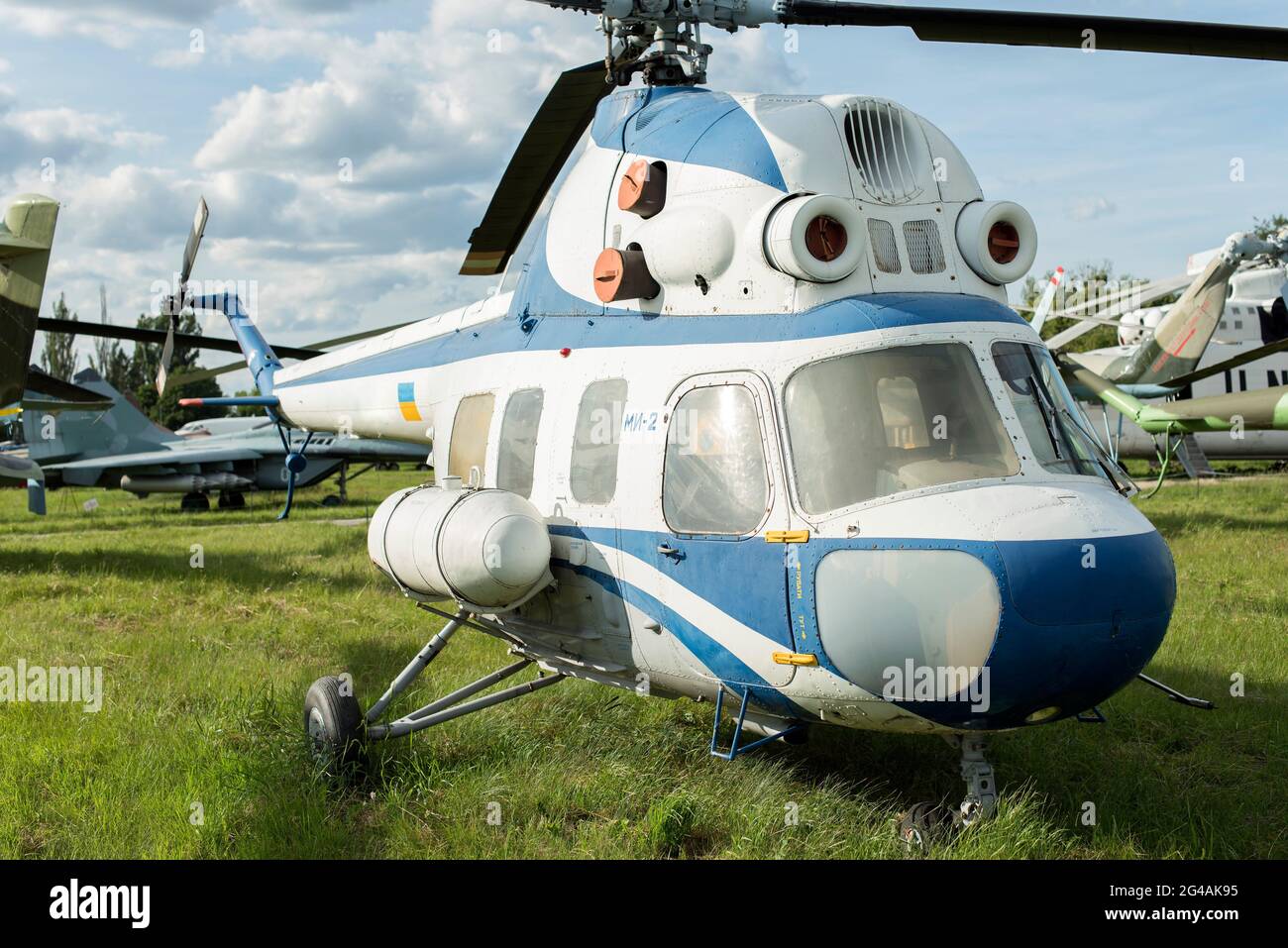 Exhibition of old model airplanes Stock Photo - Alamy