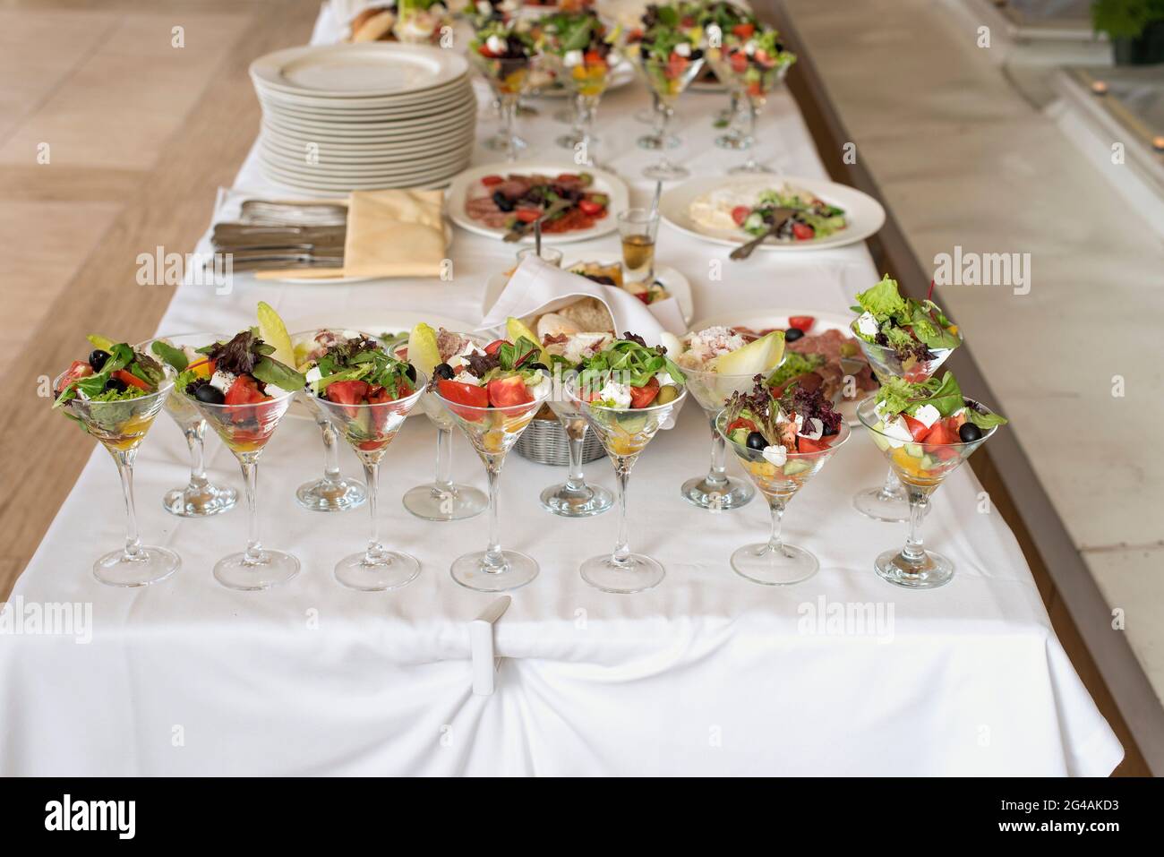 delicious dinner in a restaurant Stock Photo - Alamy