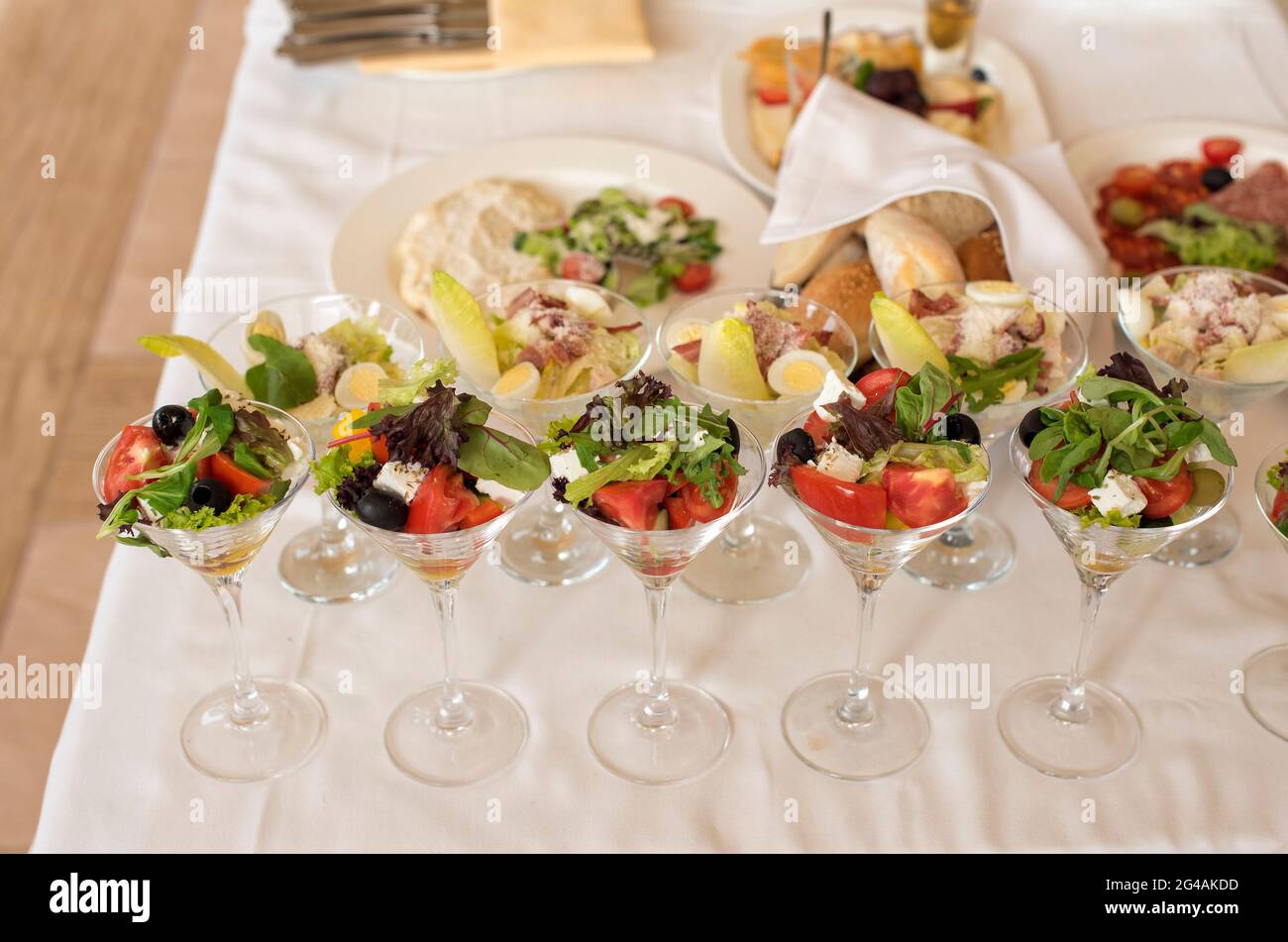 delicious dinner in a restaurant Stock Photo - Alamy