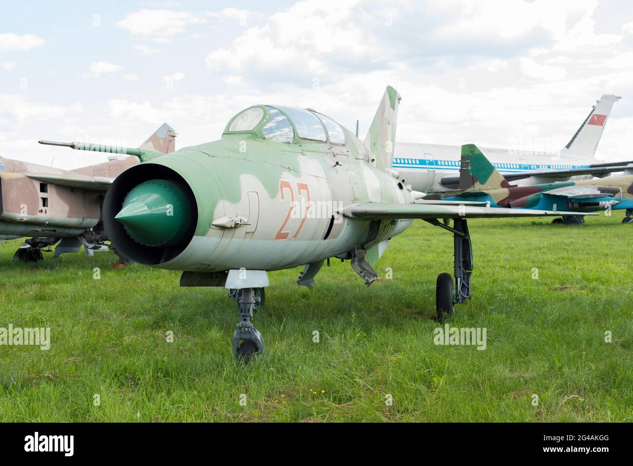 Exhibition of old model airplanes Stock Photo - Alamy