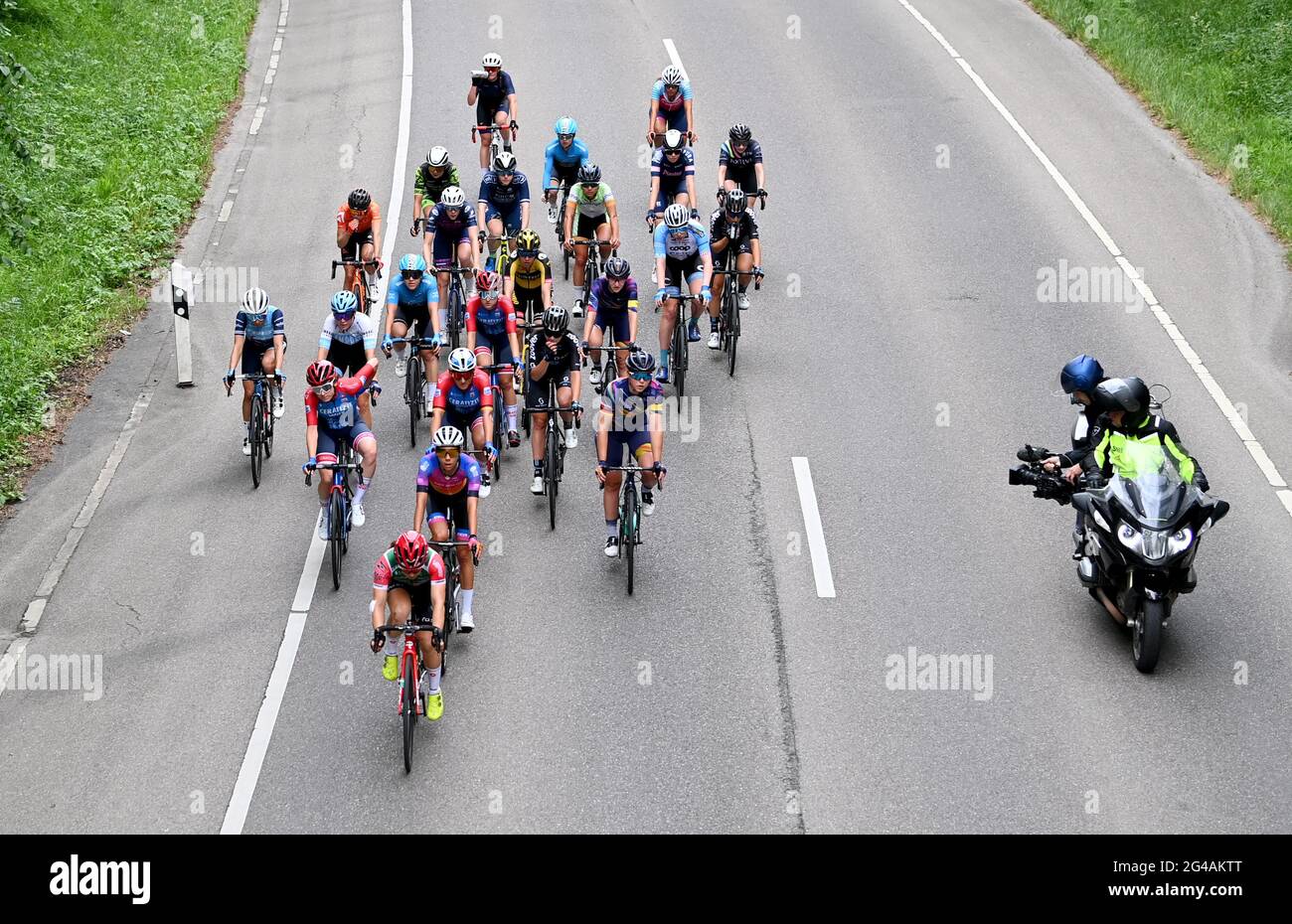 Stuttgart, Germany. 20th June, 2021. Cycling: German Championships ...