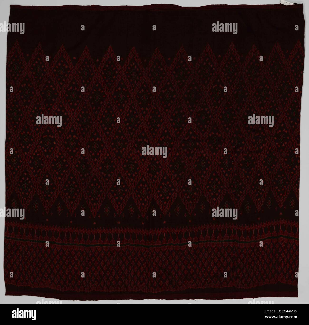 Cloth; Not until. Cloth with floral and geometric motifs Stock Photo ...
